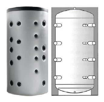 2050 litre buffer vessel,3 bar, product by Herz | BiomassSparesOnline ...