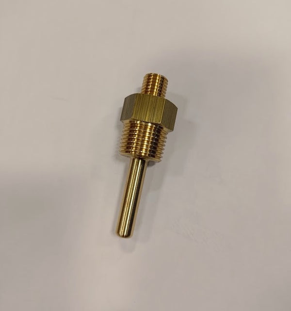 Brass 1/2" BSP x 50mm Temperature Sensor Pocket Up to Qp10 DN40 ...
