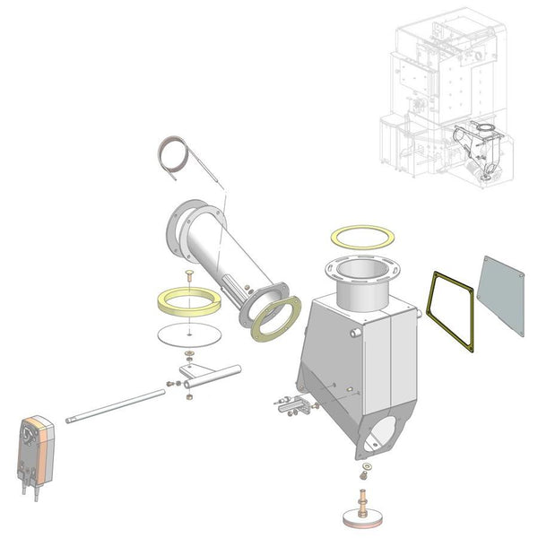 Gasket inspection cover - Intermediate hopper FM 20/60/80 - 501 ...